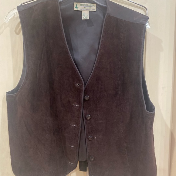Marsh Landing | Jackets & Coats | Vintage Suede Leather Vest | Poshmark